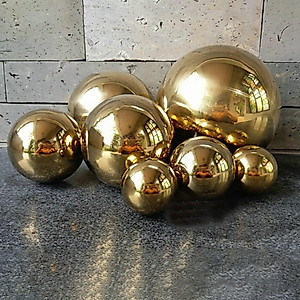 Stainless Steel Garden Ball Mirror Polished Hollow Ball 32-400mm 201 Stainless Gold Hollow Ball Seamless Home & Garden Decoration Mirror Ball Sphere