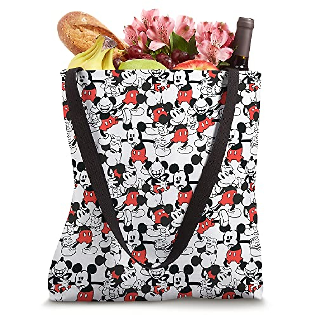 Disney Mickey Mouse Expressions Print Tote Bag