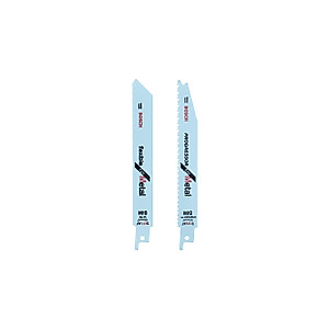 Bosch Professional 260925C109 2 TLG. Säbelsägeblatt (für Metall, Zubehör Säbelsäge) 2-Piece Set. Reciprocating Blade, Accessory Sabre Saw