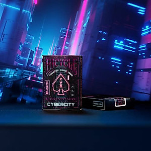 Bicycle Cyberpunk Cybercity Premium Playing Cards, 1 Deck