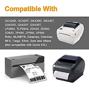 【15600 Labels/12 Rolls】 Labelebal 2" x 1" Direct Thermal Label (51mm x 25mm) Multipurpose Shipping Address Barcodes Labels Compatible for Zebra & Rollo Desktop Label Printer (1300 Labels/Roll)
