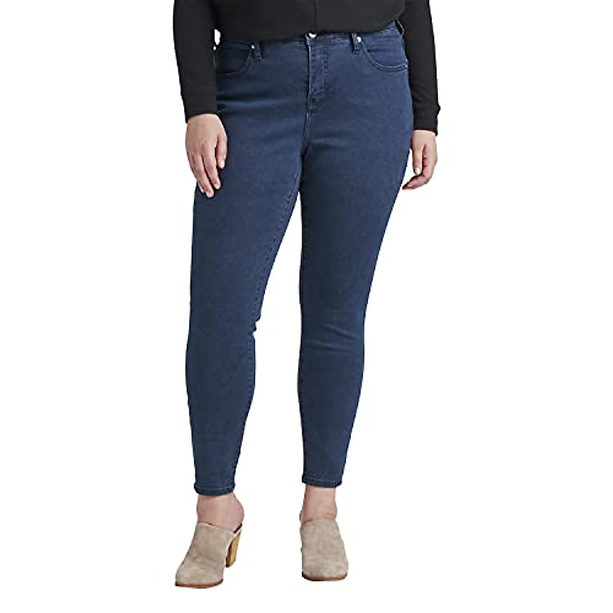 JAG Jeans Women's Size Cecilia Mid Rise Skinny Jeans-Legacy, Castle Rock Edb403, 18 Plus