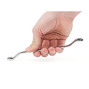 TEKTON 3/8 x 7/16 Inch 45-Degree Offset Box End Wrench | WBE23310