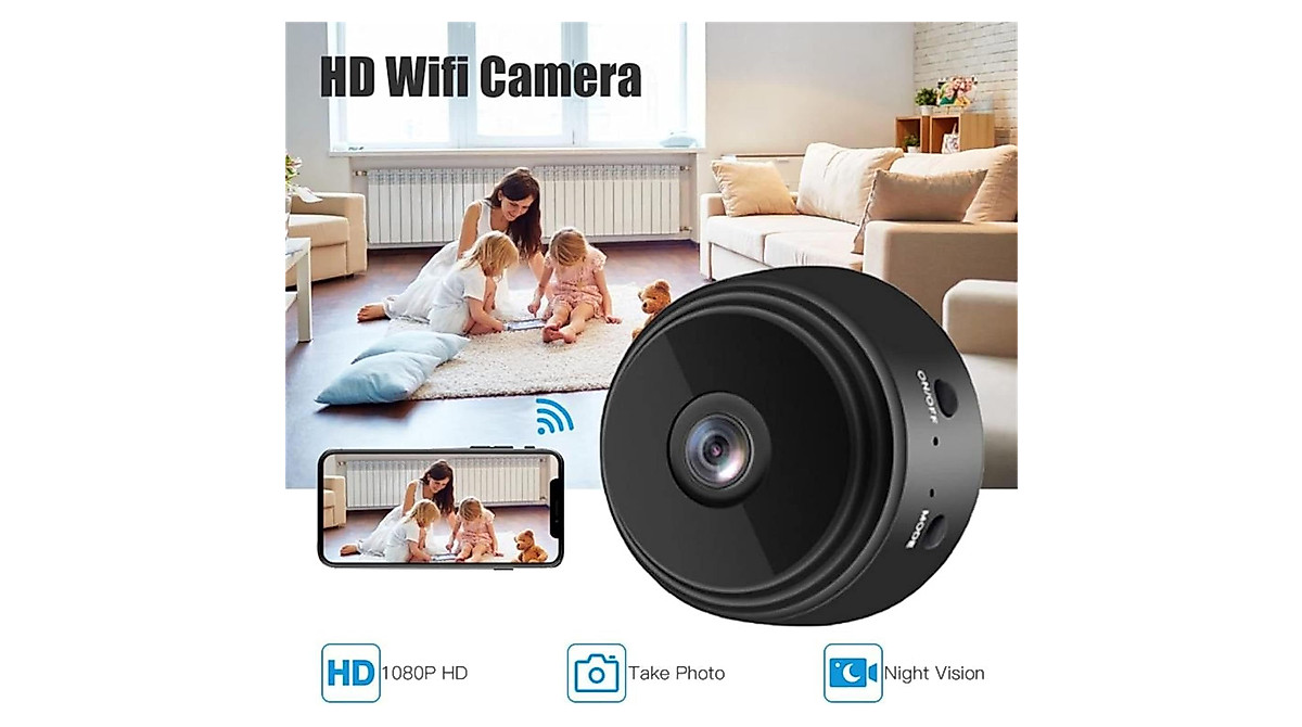 Camtrix Magnetic Mini Security Camera 1080p HD Wireless Night Vision