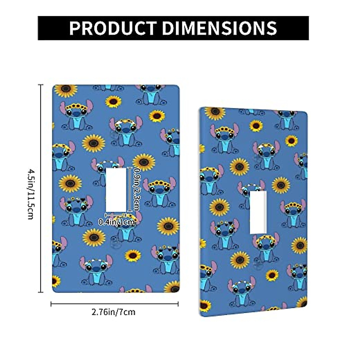 Cartoon 1-Gang Rocker Wall Plate Cover Cartoon Cute Mouse Decorative Light Switch Cover Cartoon Electrical Outlet Covers for Teens Boys Girls Kids Room Fun Novelty Gift Kitchen Accessories Decor