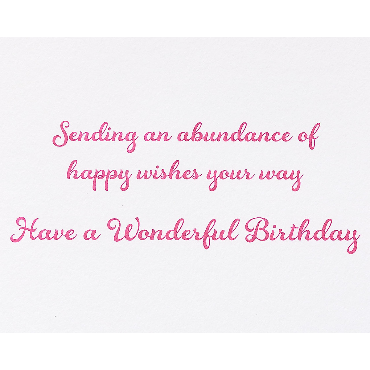 Papyrus Birthday Card for Her - BCRF Partnership (An Abundance of Happy Wishes)