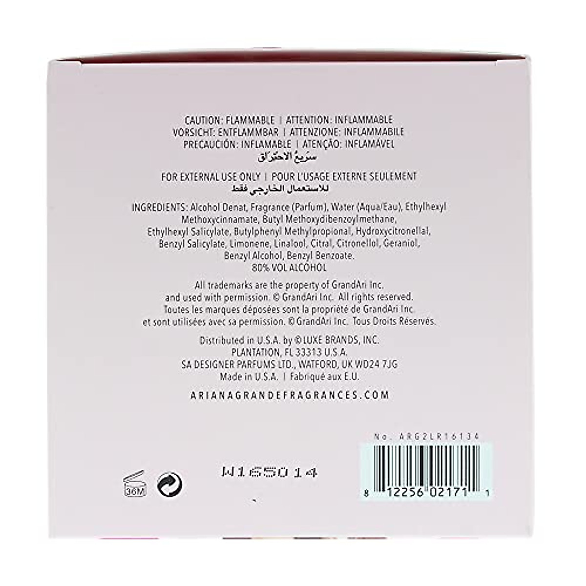 Ariana Grande Sweet Like Candy Eau de Parfum, 3.4 Ounce