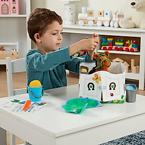 Melissa & Doug Feed & Groom Horse Care Play Set With Plush Stuffed Animal (23 pcs) - Pretend Play Horse Plush Toys For Girls And Boys Toddlers Ages 1+, Multi-colored