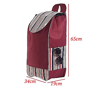 JIAHESHYP Collapsible Shopping Bags for Groceries Suitable for Shopping Cart, Oxford Cloth Waterproof Storage Bag, Reusable Grocery Bags Foldable Easy-to-Carry, Multi-Functional Shopping Bag