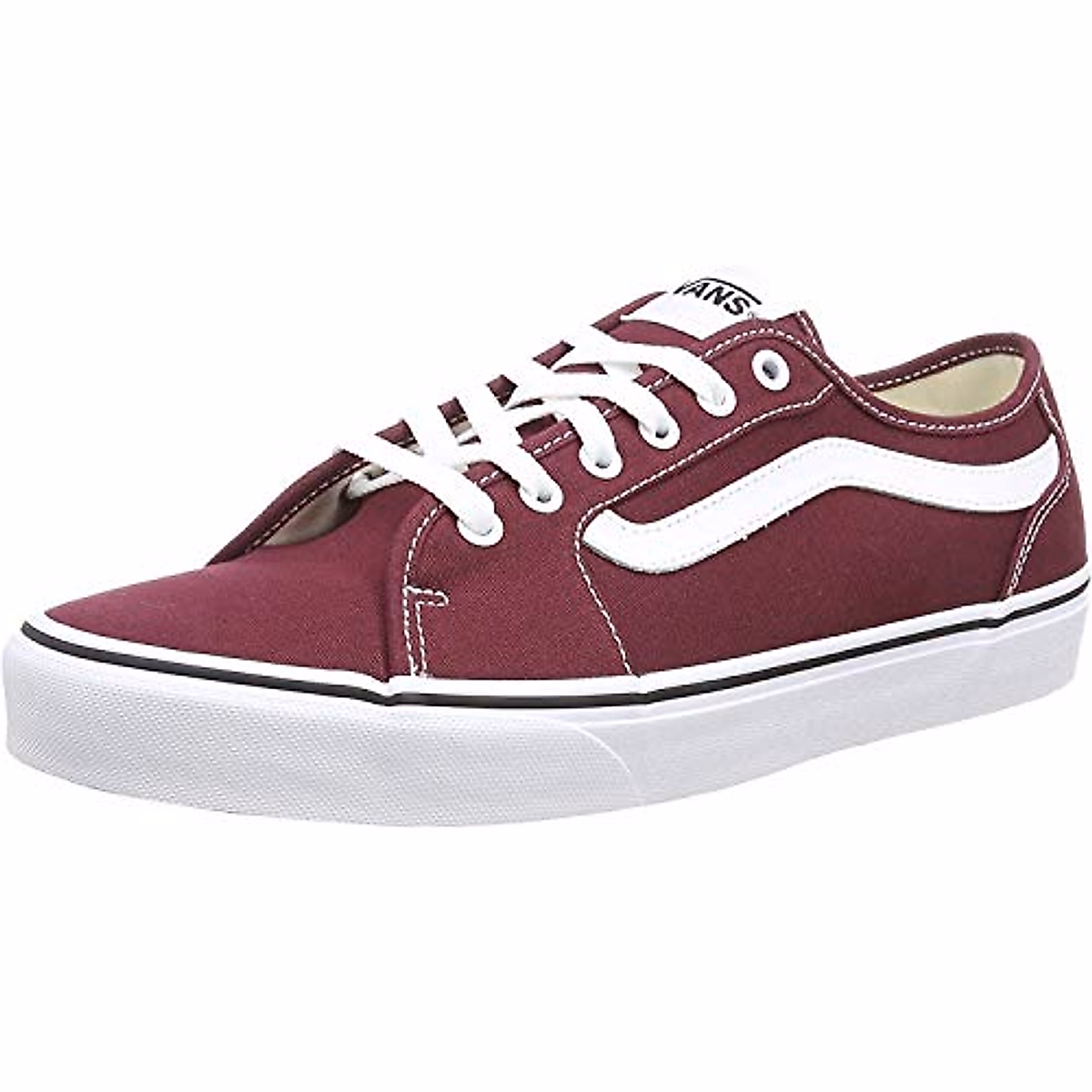 Vans Men's Filmore Decon Platform Shoes, Red Canvas Port Royale White 8j7, 43