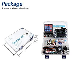 Freenove Ultimate Starter Kit for BBC Micro:bit (Not Included, Work with V1 & V2), 316-Page Detailed Tutorial, 224 Items, 44 Projects, Blocks and Python Code