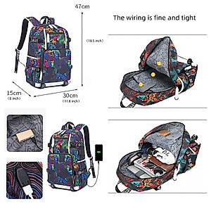 JaJa JMS 23 Basketball Player Multi-function Backpack Men And Women Travel Backpack Student Schoolbag Fans Schoolbag (3)