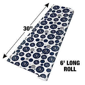 GRAPHICS & MORE US Naval Academy Midshipmen Gift Wrap Wrapping Paper Roll
