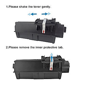 VICTORSTAR Compatible Toner Cartridge TK1162 / TK-1162 Black for Kyocera ECOSYS P2040dn P2040dw Laser Printers