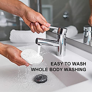 Buwico Crystal Hair Eraser, Crystal Hair Remover for Women and Men, Painless Exfoliation Hair Removal Tool for Arms Legs Back, Magic Hair Eraser (White)