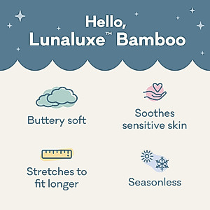 Little Sleepies Zippy Baby & Toddler Pajamas - Bamboo Viscose Sleeper for Boys and Girls, Newborn Sleeper w/ 2-Way Zipper w/Mitten Cuffs, Made From Viscose from Bamboo, Sunshine, 6-12M