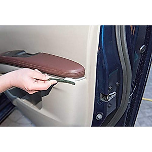 CARCAREZ 7'' Long Toothbrush Style Car Auto Detailing & Seam Brush for Car Interior Cleaning, Pack of 10