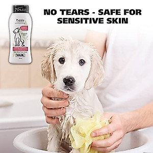 Wahl Gentle Puppy Shampoo for Pets – Cornflower & Aloe for Grooming Dirty Dogs - 24 Oz - Model 820002A