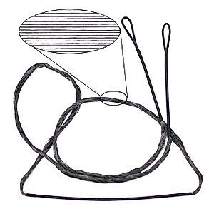 SinoArt Bow String Replacement for Recurve Bow and Long Bow 14&16 Strands