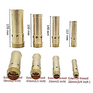 LRJSKWZC Hose Fittings Brass Bubbling Fountain Sprinklers 3/4" 1" 1.5" 2" Bubble Foam Nozzle Garden Landscape Ornamental Fountain 1Pc (Color : 3I4 inch)