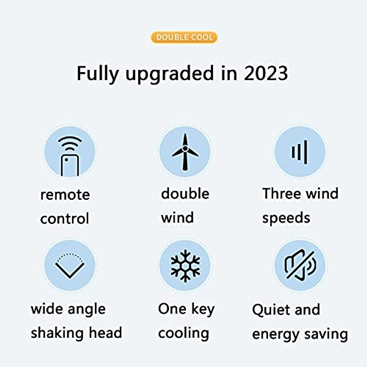 Portable air conditioner,3-IN-1 Air Cooler,Twin turbo air cooler,Optimized air duct,move silently,ac unit for bedroom,energy saving,power saving,suitable for bedroom,office,RV