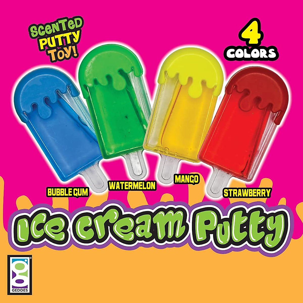 Raymond Geddes Scented Ice Cream Putty (Pack of 24)