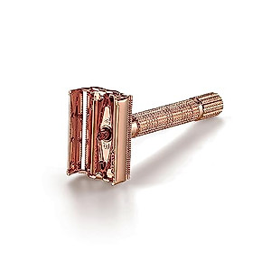 VIKINGS BLADE Safety Razor for Women + 5 Swedish Steel Blades. Quick Release Head, Double Edge. Smooth, Reusable, Eco-Friendly (Model: Eva)