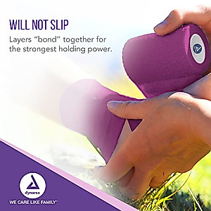 Dynarex 3296 Sensi-Wrap Self-Adherent Bandage Roll, Purple, 1" x 5 yds Size, 180" Length, 1" Width, Pack of 30