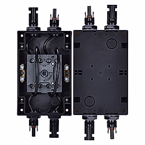 DIHOOL Solar Panel Disconnect Switch, DC 30 Amp PV Solar Isolator Disconnect, DC1200V, IP66
