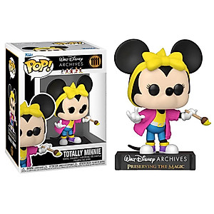 POP Disney Archives: Minnie Mouse - Totally Minnie (1988) Funko Vinyl Figure (Bundled with Compatible Box Protector Case), Multicolored, 3.75 inches