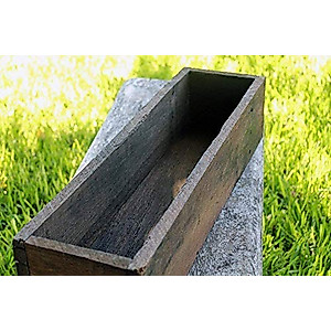 24" Rustic Planters Box (5-5.75"T - Tall Version)