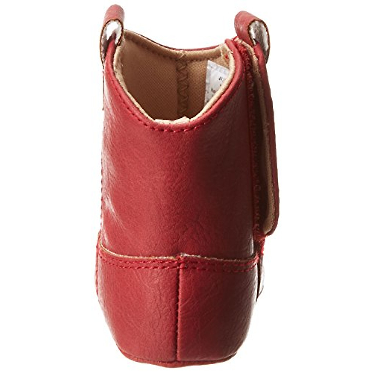 Baby Deer Baby Girls Infant Soft Sole Western Boot, Red, 0