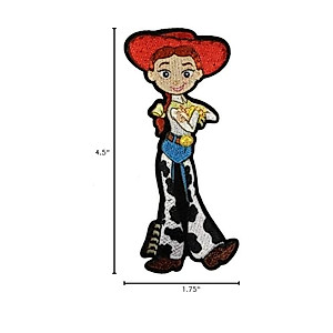 Disney Toy Story Jessie Standing Embroidered Iron On Applique Patch