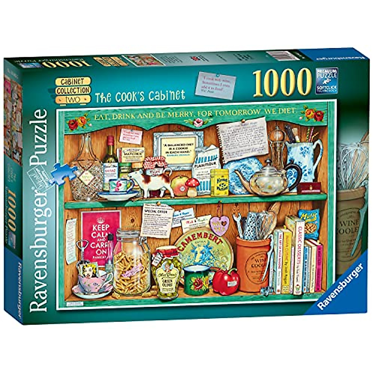 Ravensburger The Cook's Cabinet 1000 Piece Jigsaw Puzzles for Adults & Kids Age 12 Years Up