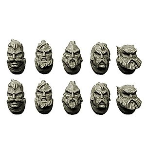 Spellcrow 28mm Wolf Space Knights Bits: Wolves Heads