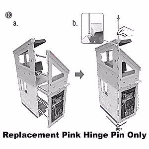 Replacement Parts for Barbie Malibu House Playset - FXG57 ~ Replacement Pink Hinge Pin