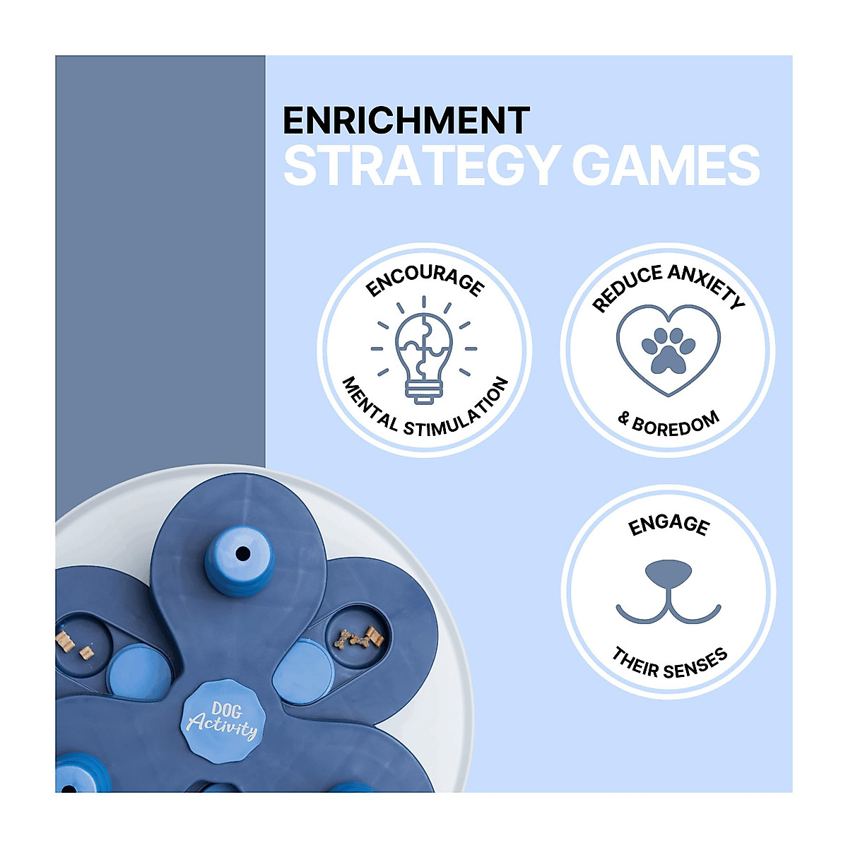 TRIXIE Flower Tower Strategy Game, Advanced Dog Puzzle Toy, Level 3 Activity, Treat Puzzle, Interactive Play, Enrichment Toy for All Dogs