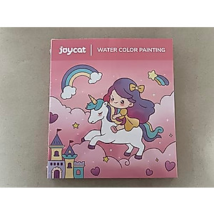 JoyCat Paint with Water Coloring Books for Toddlers, Watercolor Painting Sets for Kids Ages 3-5 4-8, Arts and Crafts Drawing Activities Toy Birthday Gift for Boys Girls (Unicorn)