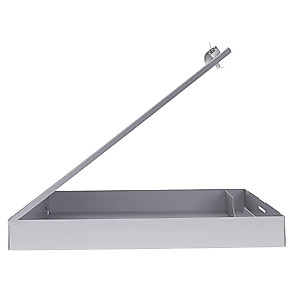 Saunders Recycled Aluminum Redi-Rite Storage Clipboard with Self-Locking Latch – Lightweight, Weather-Resistant Lacquer Finish Stationery Box. Office Products, Silver, Letter