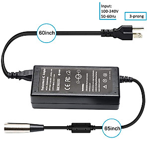 Electric Scooter Battery Charger for eZip 750 E750 400 E400 500 E500 450 900 eZip 4.0 4.5 E-4.5 Schwinn S180 S500 S750 Trailz Electric Bike Motor Bicycle Parts-24V 0.6A 36W