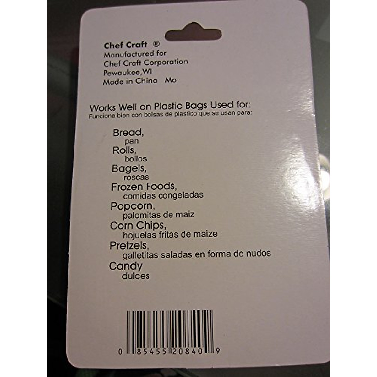 Chef Craft Bread & Bagel Clips 6-Count per Pack (1-Pack)