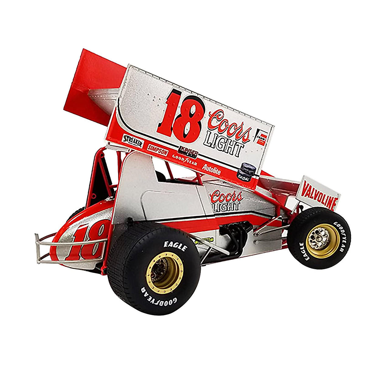 Winged Sprint Car #18 Brad Doty National Sprint Car Hall of Fame and Museum World of Outlaws (1986) 1/18 Diecast Model Car by Acme A1809525