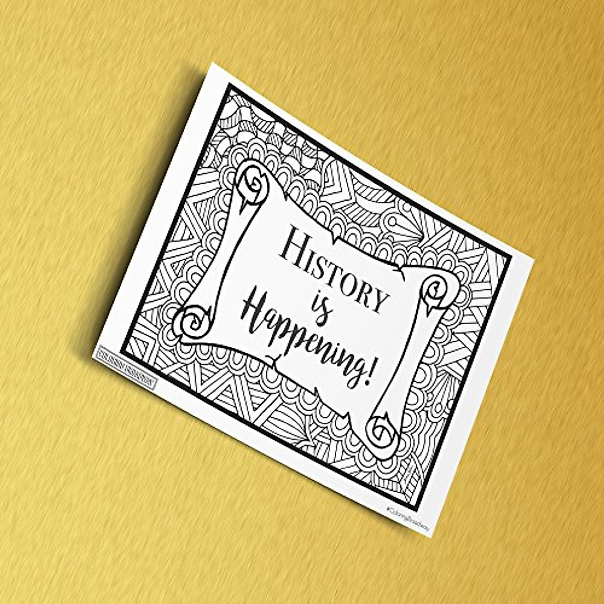 Hamilton | “Just You Wait” Collection | Coloring Pages by Coloring Broadway | Hand-Drawn Illustrations - Printed on Matte Card Stock (8.5" x 11") - Set of 4 Individual Pages