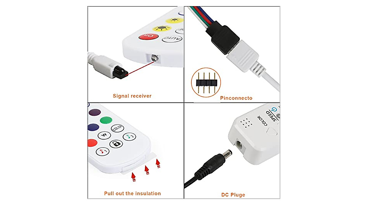 Smart Bluetooth LED Controller with Music Sync & Remote