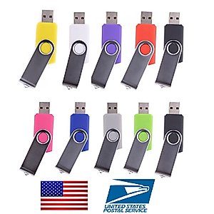 USA, 10PCS - USB Stick Flash Drive USB Thumb Drive Jump U Disk Pen Drive Memory Sticks Bulk (10X 128MB)