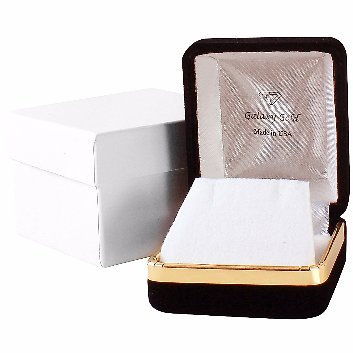 Galaxy Gold GG 14k Yellow Gold Natural Aquamarine Ring - Size 8.0