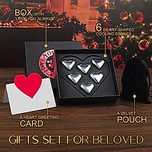 Gifts for Him Husband Boyfriend,Whiskey Stones for Chilling Whiskey,Unique Whiskey Gifts for Men Husband,Anniversary Valentines Day Love Birthday Gifts for Men Wife,Bourbon Gifts for Men