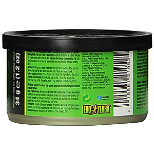 Exo Terra Specialty Reptile Food, Canned XL Grasshoppers for Reptiles, PT1952