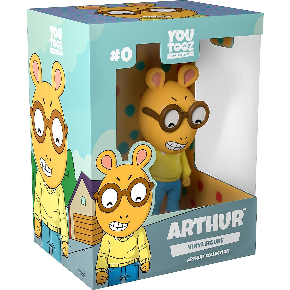 Arthur Vinyl Figure, 4.8" Aardvark Arthur Reed Action Figure - Youtooz Arthur Collection Based on Famous Animated TV Series