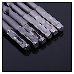 VIEUE Drill Bits 1 Piece 6-18mm Concrete Gun Drill Cross Tip 4 Cutter Wall Brick Electric Hammer Masonry Drill Metal Working Tools (Color : 6x150mm)